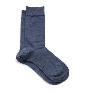 Falke Merino Wool-blend Socks - Blue