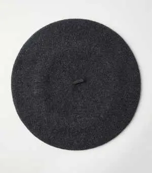 Brunello Cucinelli Wool Beret - Black