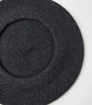 Brunello Cucinelli Wool Beret - Black