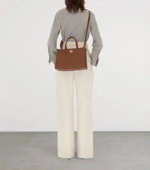 Burberry Small Cotswolds Tote Bag - Brown