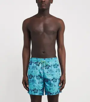 Vilebrequin Embroidered Mistral Swim Shorts - Blue