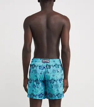 Vilebrequin Embroidered Mistral Swim Shorts - Blue