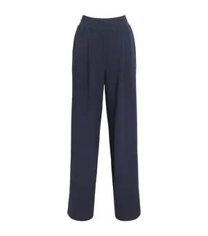 Varley Extra Wide Leg Trousers - Navy