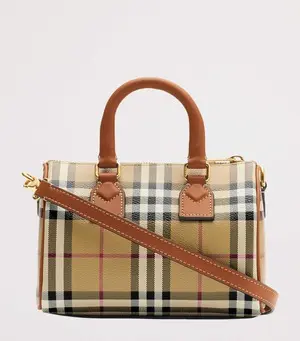 Burberry Mini Check Bowling Bag