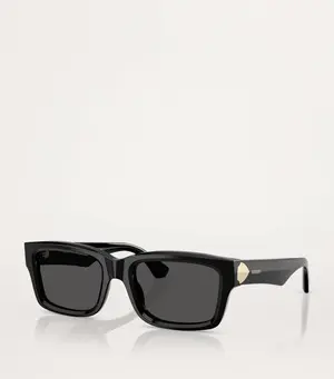 Burberry Acetate Square Sunglasses - Black