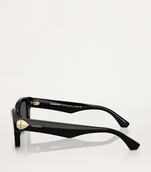 Burberry Acetate Square Sunglasses - Black