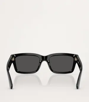 Burberry Acetate Square Sunglasses - Black