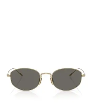 Oliver Spencer Acetate Sunglasses - Gold