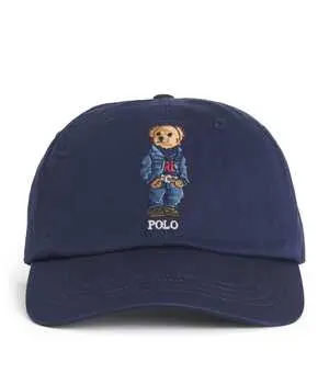 Polo Ralph Lauren Cotton Polo Bear Baseball Cap - Navy