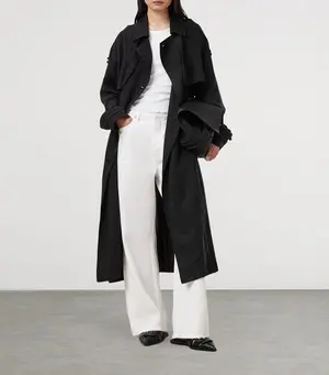 ALLSAINTS Linnie Trench Coat - Black