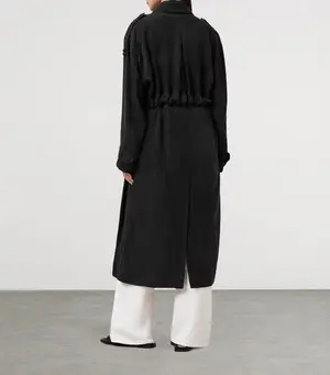 ALLSAINTS Linnie Trench Coat - Black