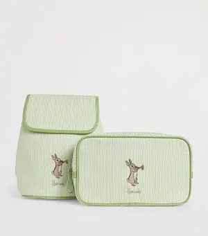 Harrods Embroidered Backpack - Green