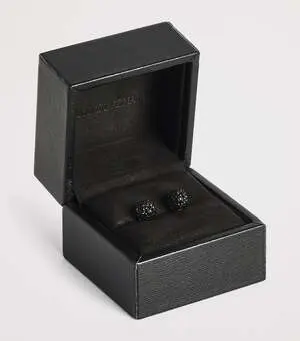 Giorgio Armani Sterling Silver Embellished Cufflinks