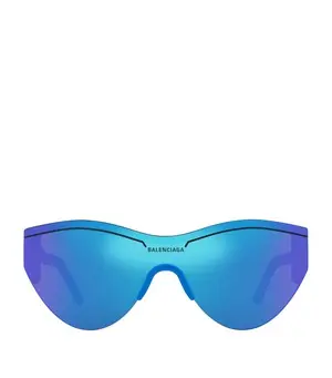Balenciaga Acetate 6e000185 Sunglasses - Blue