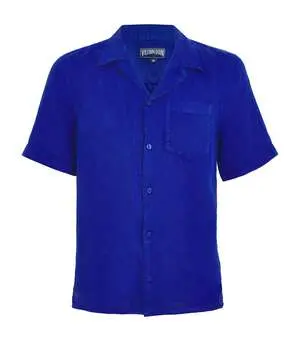 Vilebrequin Linen Charli Shirt - Blue