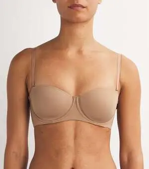 SKIMS Fits Everybody Strapless Bra - Brown