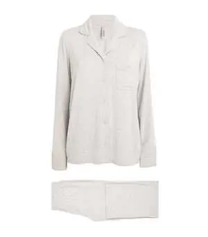 SKIMS Sleep Long-sleeve Pyjama Set - Grey