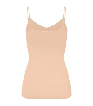 Hanro Cotton Seamless Padded Camisole - Nude