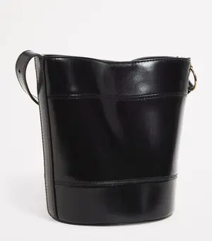 Claudie Pierlot Leather Bucket Bag