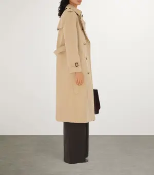 Burberry Waterloo Long Trench Coat - Yellow