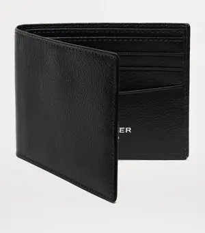 ETTINGER 6-slot Capra Bifold Wallet - Black