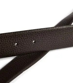 Giorgio Armani Leather Reversible Belt Strap