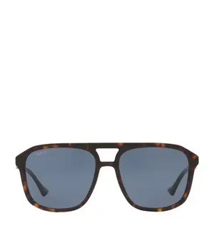Gucci Acetate Gg1494s Sunglasses - Brown