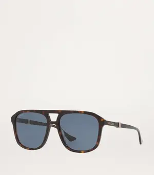 Gucci Acetate Gg1494s Sunglasses - Brown