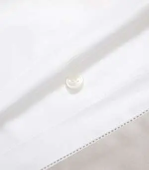Ralph Lauren Cotton Langdon Super King Duvet Cover - Silver