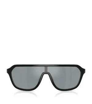 Oliver Spencer R-12 Goggle Sunglasses - Black