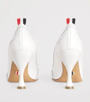 Thom Browne Patent Leather Wingtip Pumps 90