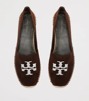 Tory Burch Leather Eleanor Espadrille - Brown