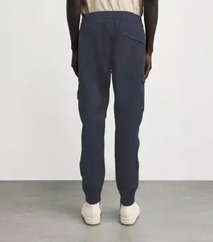 Stone Island Cotton-blend Cargo Trousers - Navy