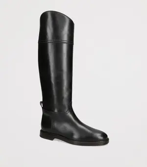 Brunello Cucinelli Leather Riding Boots