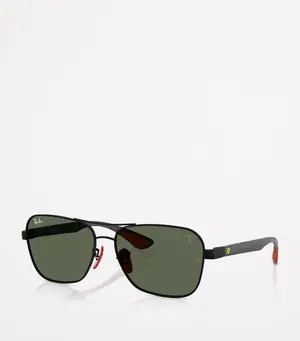 Ray-ban X Scuderia Ferrari Rb8336m Sunglasses - Black