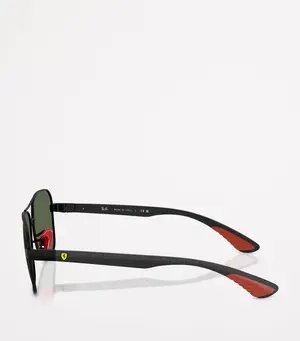 Ray-ban X Scuderia Ferrari Rb8336m Sunglasses - Black