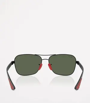 Ray-ban X Scuderia Ferrari Rb8336m Sunglasses - Black
