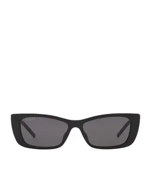 Gucci Slim Cat-eye Sunglasses - Black