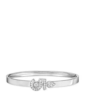 Chanel Eternal N°5 Diamond Bangle - White