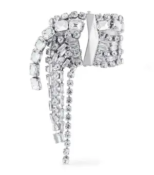 JIMMY CHOO Crystal-embellished Zandra Bracelet - Silver