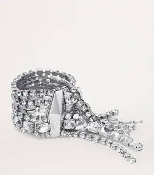 JIMMY CHOO Crystal-embellished Zandra Bracelet