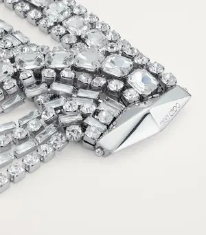 JIMMY CHOO Crystal-embellished Zandra Bracelet