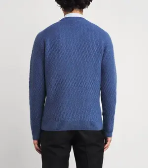 Harrods Cashmere Waffle Knit Sweater