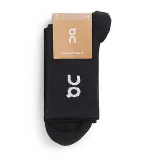 On Cotton-blend High Socks - Black