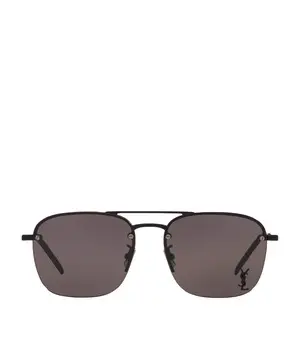 Saint Laurent Metal Sunglasses - Black