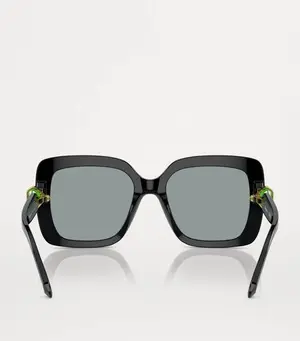 SWAROVSKI Square Sk6001 Sunglasses - Black