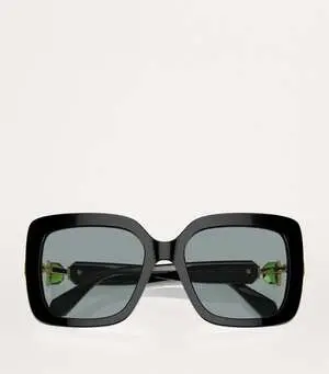 SWAROVSKI Square Sk6001 Sunglasses - Black