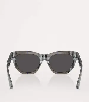Burberry Acetate Square Frame Sunglasses - Grey