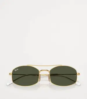 Ray-ban Metal Sunglasses - Gold