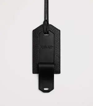 Bottega Veneta Intrecciato Leather Luggage Tag
